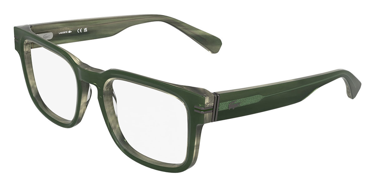 Lacoste L4016 301 Firkantet Striped Green briller | SmartBuyGlasses Danmark